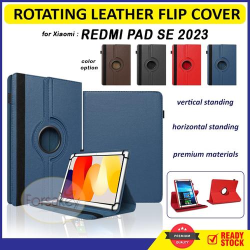 Jual Xiaomi Redmi Pad SE 11 Inch Rotary Leather Flip Case Casing Book ...