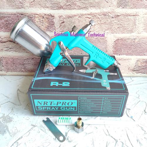 Jual NRT PRO R2 Spray Gun Spraygun Semprot Angin Cat Tabung Atas 200 CC ...