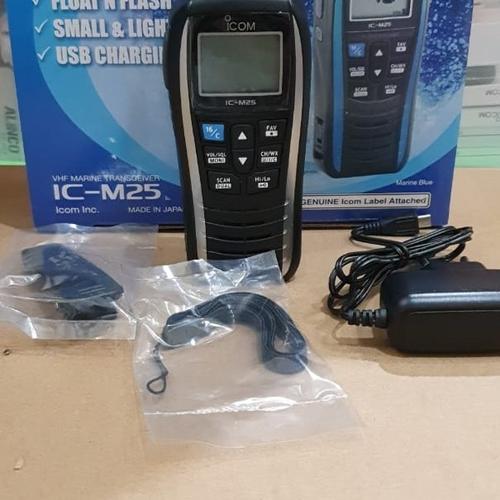 Jual HT VHF MARINE ICOM IC M25 HT WATERPROOF ICOM IC-M25 PENGGANTI ICOM ...