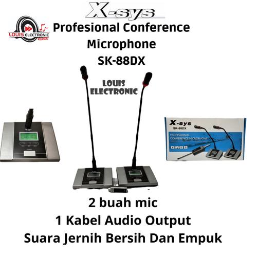 Jual Mic Wireless Podium Microphone Wireless Meja Conference X-sys SK ...