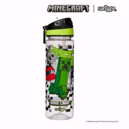 Jual Smiggle Botol Minum Anak Minecraft/ Minecraft Drink Bottle/ kado ...