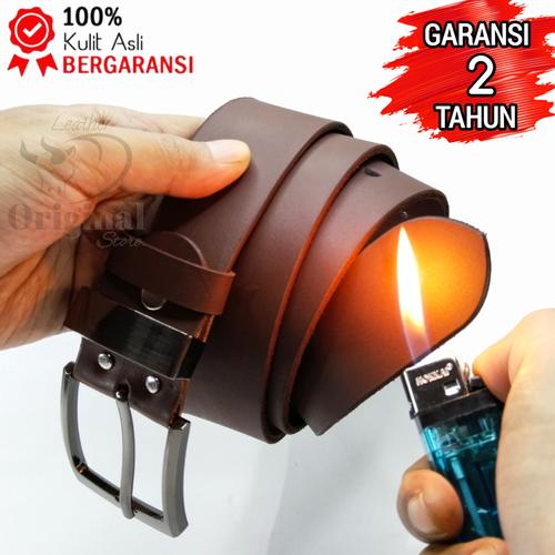 Jual Sabuk/Gesper/Ikat Pinggang Kulit Pria 100% ORIGINAL Kulit Asli ...