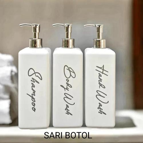 Jual BOTOL REFILL KOTAK 500ML PUMP N24 LUXURY FREE STIKER CUTTING ...