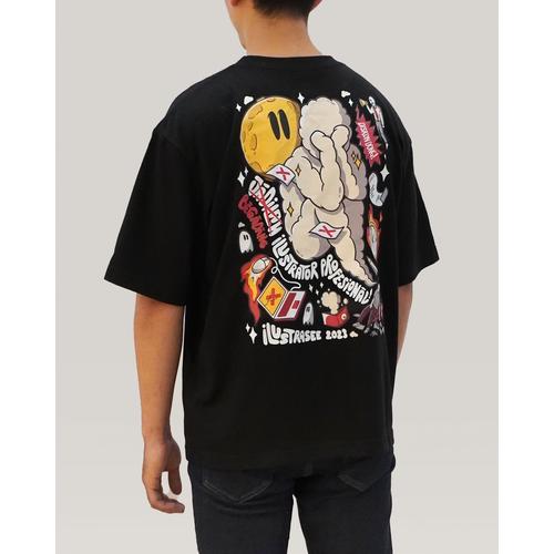 Jual Kaos oversize Ilustrasee x @aak.world 2023 - Kota Bandung ...