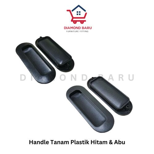 Jual Handle Tanam Plastik Handle Pintu Lemari Sliding - Abu-abu - Kota ...