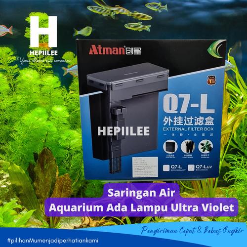 Jual ATMAN Q7-L UV Filter Gantung dengan UV/ Hangon Filter with UV ...