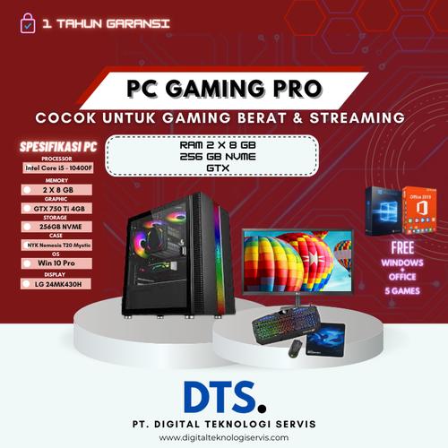 Jual Pc Gaming Fullset | Intel i5 10400F | GTX 750 Ti 4GB | 16GB RAM ...