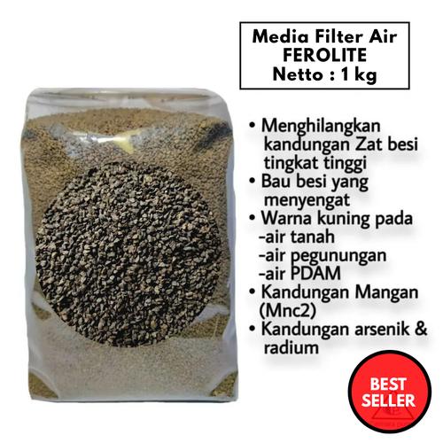 Jual Pasir Ferolite Media Filter Air Bau Zat Besi 1KG - Kota Bekasi ...