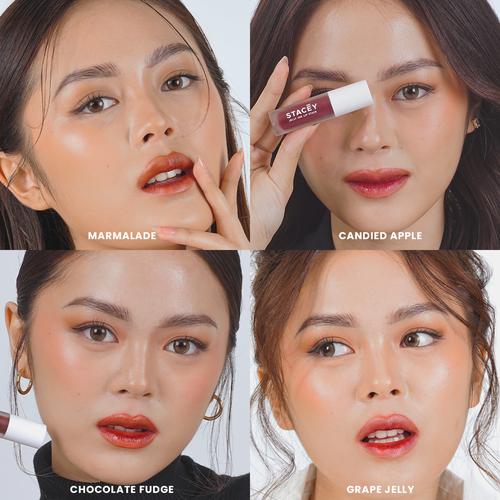 Promo Stacey Jelly Ink Lip Stain - Lip Tint Make up - 04 Choco Fudge ...