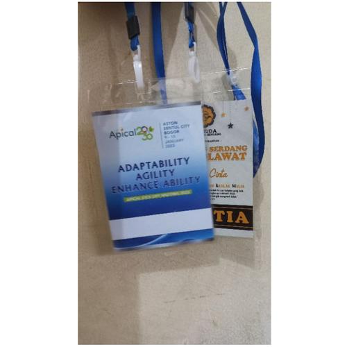 Jual name tag cetak plus plastik tanpa tali - Jakarta Selatan - Naya ...