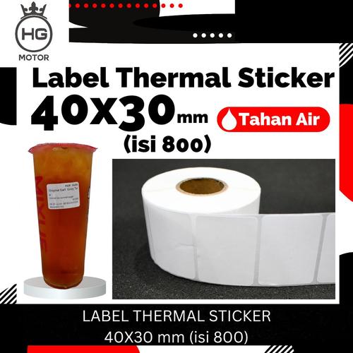 Jual Label Thermal 40x30mm Kertas Sticker Receipt Printer Barcode isi ...