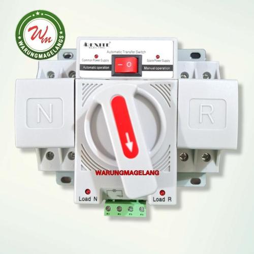 Jual ATS Genset 63A 220V MCB Type 2P Dual Power Automatic Transfer Switch - Jakarta Pusat - TOKO ...