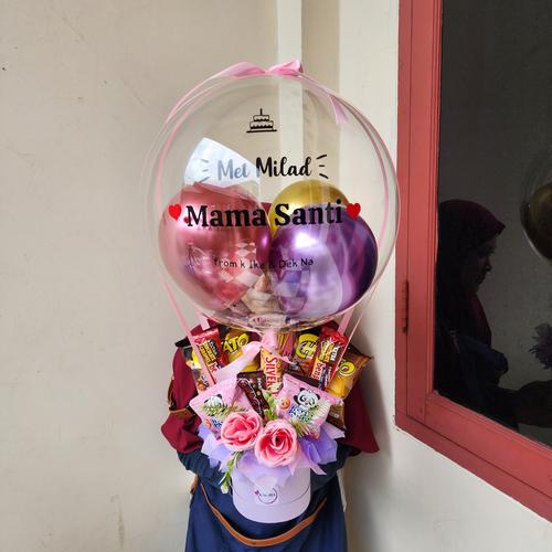 Promo Buket balon bouquet balon bucket balon snack ulang tahun - Rose ...