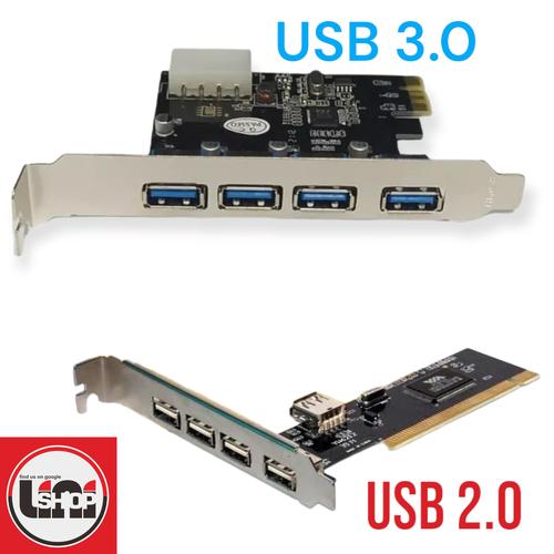 Jual PCI CARD USB 4 PORT USB 2.0 - USB 3.0 - USB 2.0 - Kab. Sleman ...
