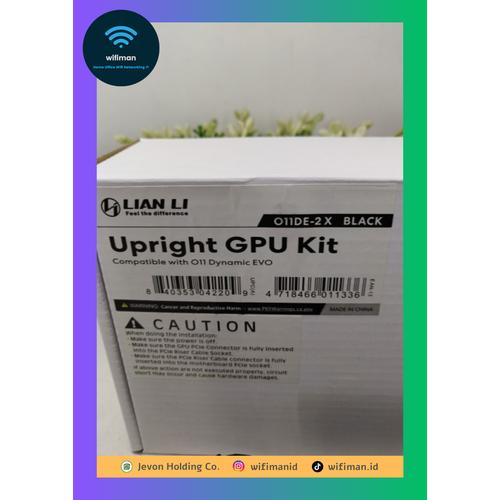 Jual Lian Li O11D Evo Upright GPU Kit PCIe Gen 4.0 Black White Hitam ...