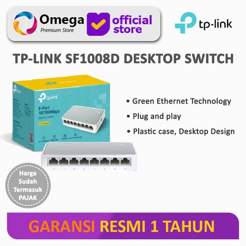 Promo TP-Link SF1008D 8 Port 10/100Mbps Desktop Switch Hub - Kota Medan ...