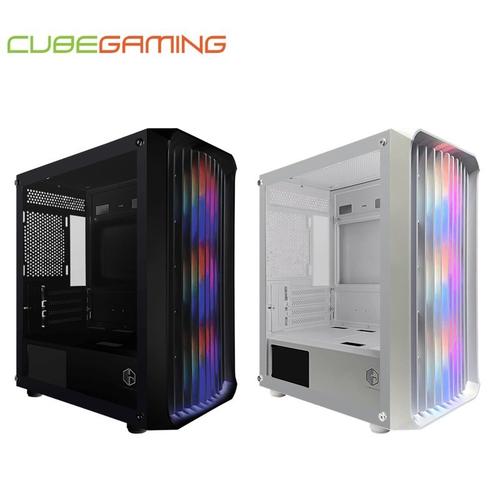 Jual Cube Gaming CAYN - Tempered Glass Mid Tower m-ATX Gaming Case ...