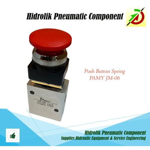 Jual MECHANICAL VALVE 3/2 JM-06 PUSH BUTTON SPRING UKURAN 1/4 INCHI ...