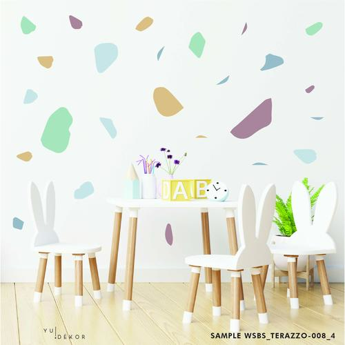 Jual [SAMPLE WALL STICKER] Wall Decals Sticker/MOTIF TERAZZO 007-009 ...