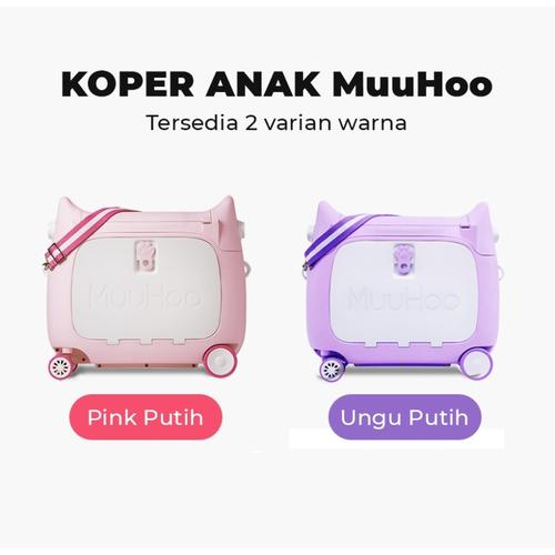 Jual Koper Anak Duduk 18 Inch Koper Tunggang Kabin MuuHoo Tas Koper ...