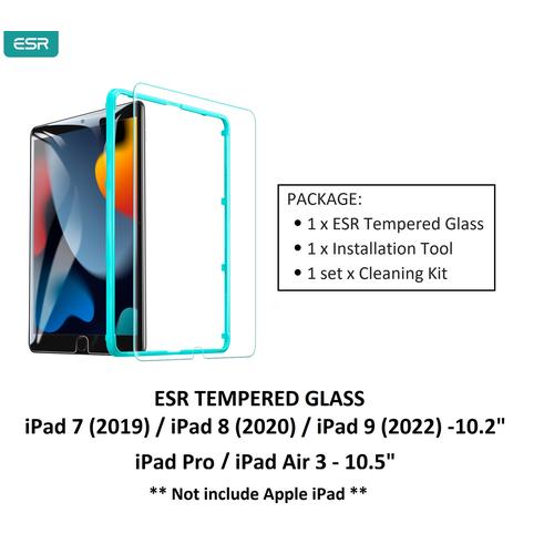 Jual ESR Tempered Glass for iPad 7 8 9 10.2 inch iPad Pro Air 3 10.5 ...