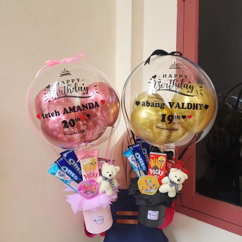 Jual Buket Balon Bouquet Balon Bucket Balon Kado - Custom Warna ...