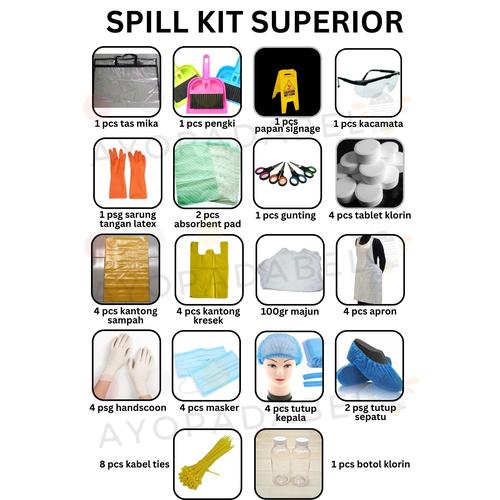 Promo SPILL KIT / APD RUMAH SAKIT - Set KOMPLIT - Superior (MIKA) - Kab ...