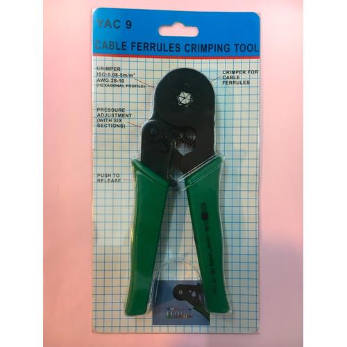 Jual Cable ferrules crimping tool tipe YAC 9 / Tang crimping skun ...