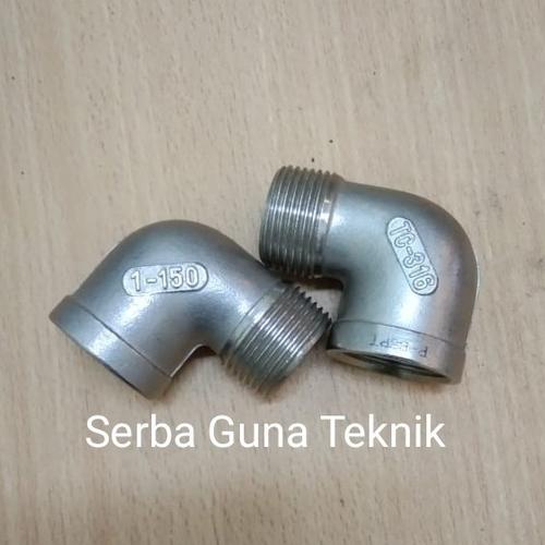 Jual Street Elbow 2" inch SS316 Class 150 Stainless 316 Drat Luar Dalam - Jakarta Barat - Serba ...