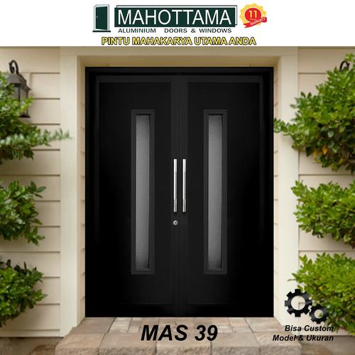 Jual mahottama pintu aluminium MAS39 174 x 215cm - Dark Gray Ivory ...
