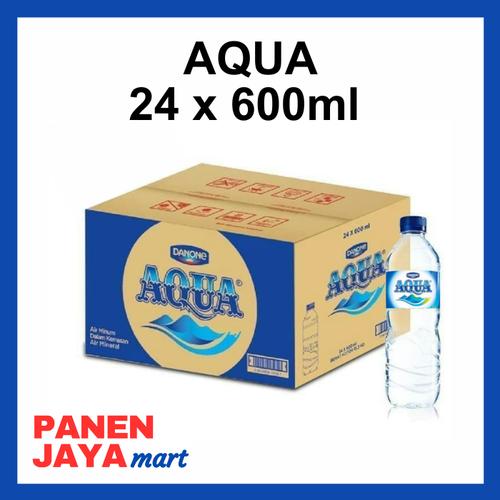 Jual AQUA BOTOL 600ML 1 DUS ISI 24 AIR MINERAL - Jakarta Barat - Panen Jaya Mart | Tokopedia