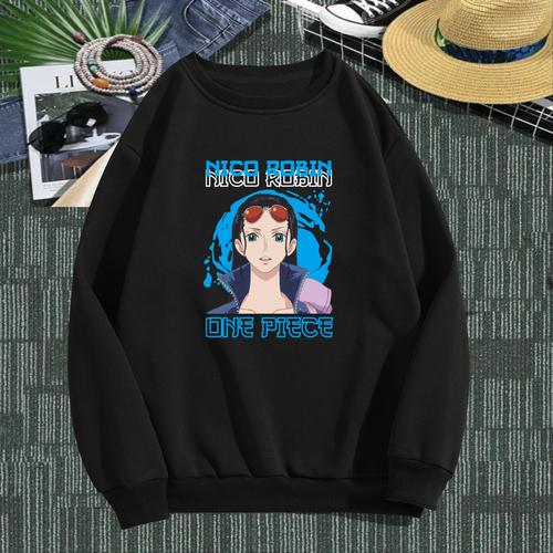 Jual Sweater Anime One Piece Nico Robin Crewneck Jaket Anime One Piece ...
