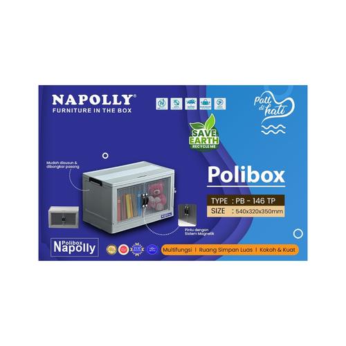 Jual Napolly POLIBOX strorage box rak susun box lemari (harga 1 rak ...