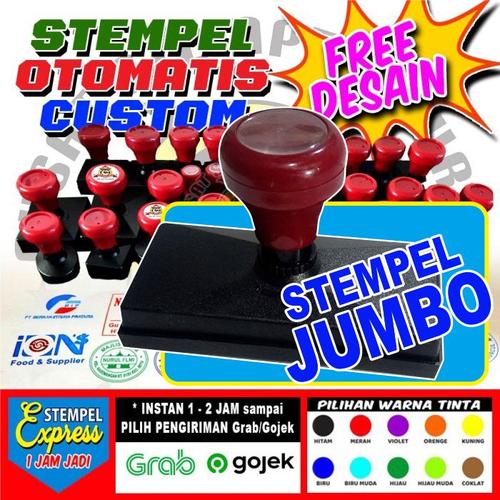 Jual Stempel Otomatis JUMBO, stempel warna, stempel flash, stempel ...