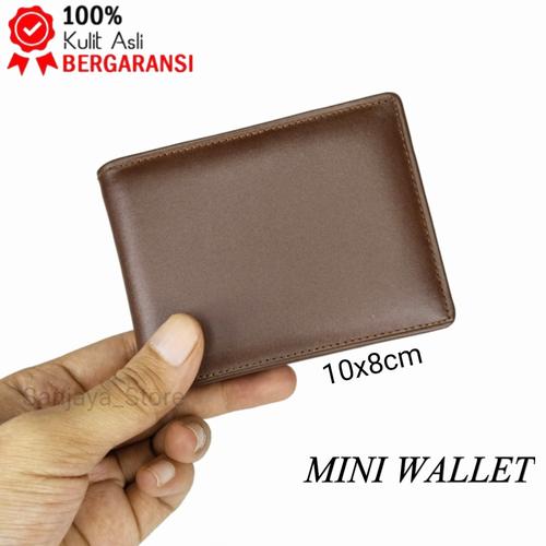 Jual Dompet Mini Pria 100% ORIGINAL Kulit Asli Lipat Mini Kecil Slim ...