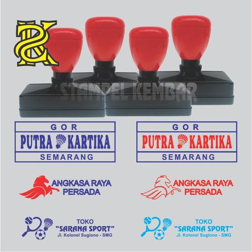 Jual STAMPEL CUSTOM PRAKTIS UKURAN 2255 BISA 1 WARNA / 2 WARNA - Kota ...