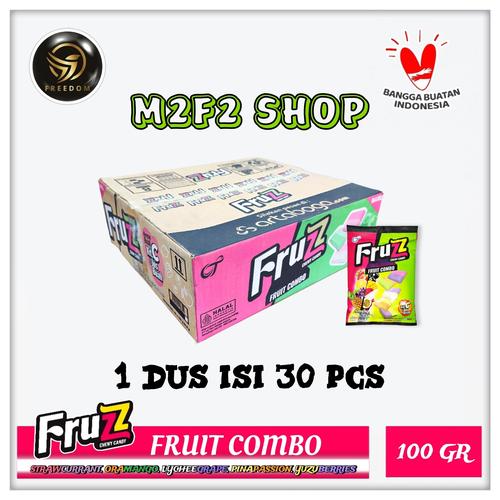Jual Fruzz Permen Lunak Aneka Rasa Chewy Candy Fruit Combo 100 gr ...