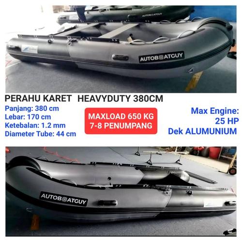 Jual Perahu Karet 380 CM Rescue Mancing Heavy Duty LCR PVC ( Rubber ...