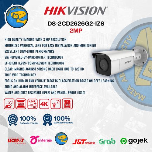 Jual Kamera CCTV IP Hikvision DS-2CD2626G2-IZS AcuSense Varifocal 2MP - Jakarta Utara - Mata ...