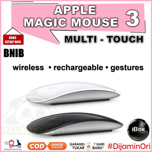 Jual Apple NEW Magic Mouse wireless bluetooth Multi Touch Silver White ...