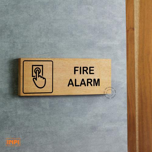Jual sign system fire alarm - penanda alarm kebakaran - wall signage ...