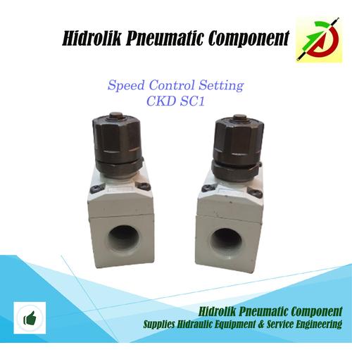 Jual SPEED CONTROL CKD SC1 10 / FLOW CONTROL PNEUMATIC MERK CKD 3/8 ...