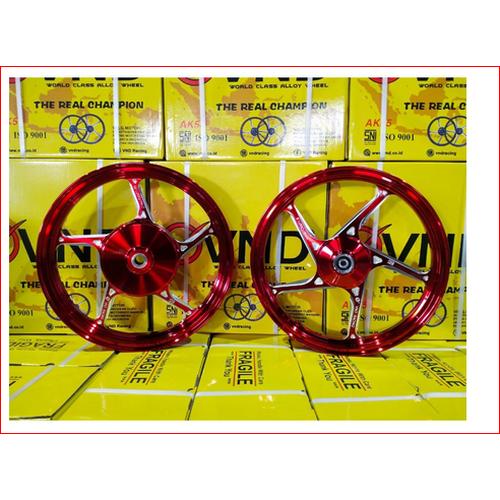Jual Velg Velk Vnd Cnc Ak55 Palang 5 Ring 14 Pnp Mio Sporty Fino 110 X ...