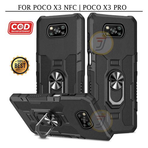 Jual Casing Poco X3 NFC | X3 Pro Hit Ring Case Armor Standing New ...