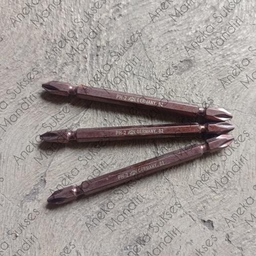 Jual TJAP MATA / CAP MATA OBENG ANGIN ++ PH2 X 100MM MATA BOR OBENG 2 ...