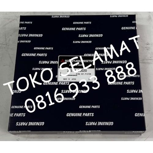 Jual 37517-00020 RING SET PISTON STD MITSUBISHI S6R2-MTK3L / S6R2 ...