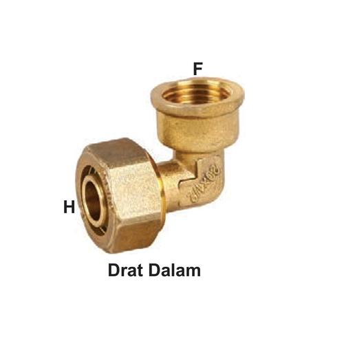 Jual nepel pipa air panas elbow drat dalam sambungan pipa fitting pipa ...