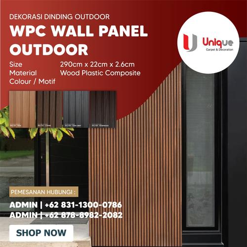 Jual Wallpanel WPC Outdoor / Wood Panel Dekorasi Dinding & Pagar Motif ...