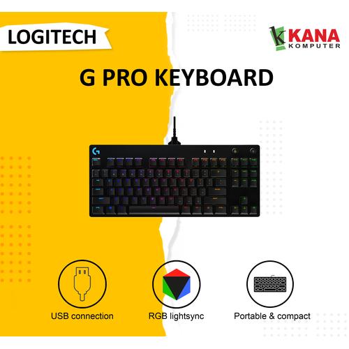 Jual Logitech G Pro Clicky Keyboard Gaming Mechanical TKL RGB for ...