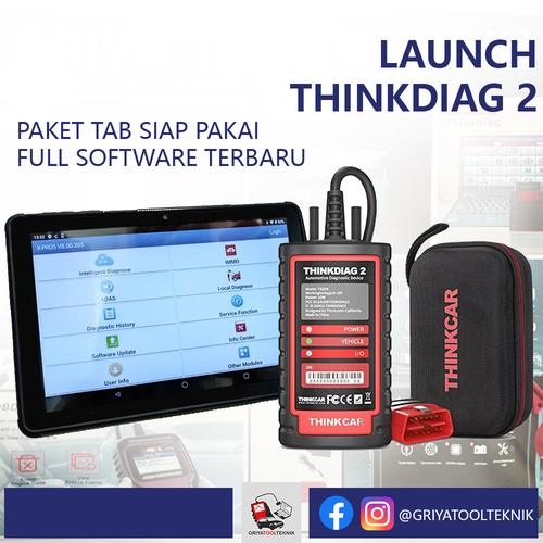 Jual Scanner Mobil Launch Thinkdiag 2 software PRO + tablet - Jakarta ...